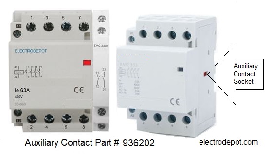 Normally Closed NC Contactor 4 Pole